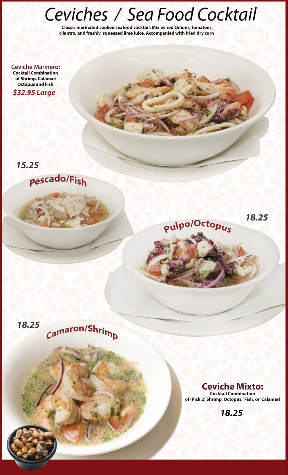 Menu – La Peña Restaurante